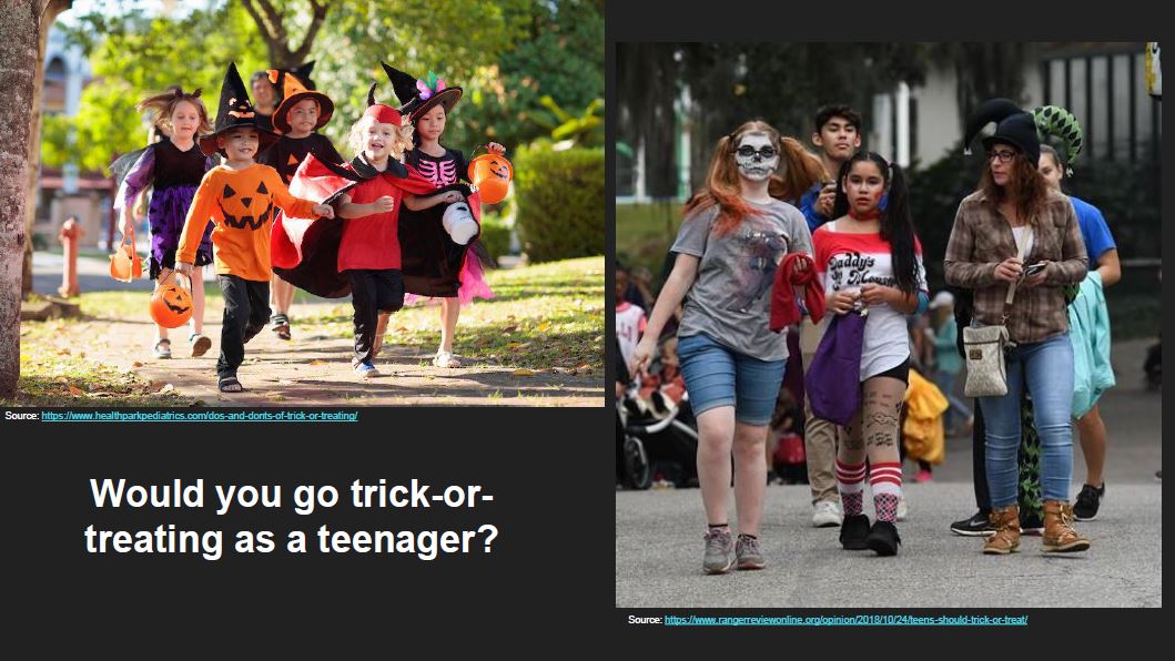 Halloween-themed B2 speaking – JoannaESL