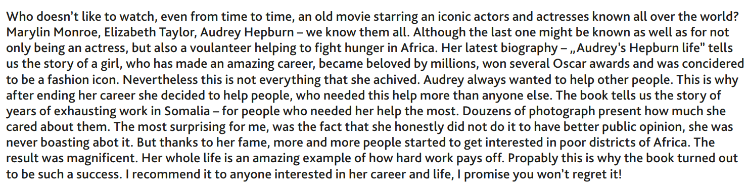 Cambridge CAE – Writing Part 2 (review) – JoannaESL